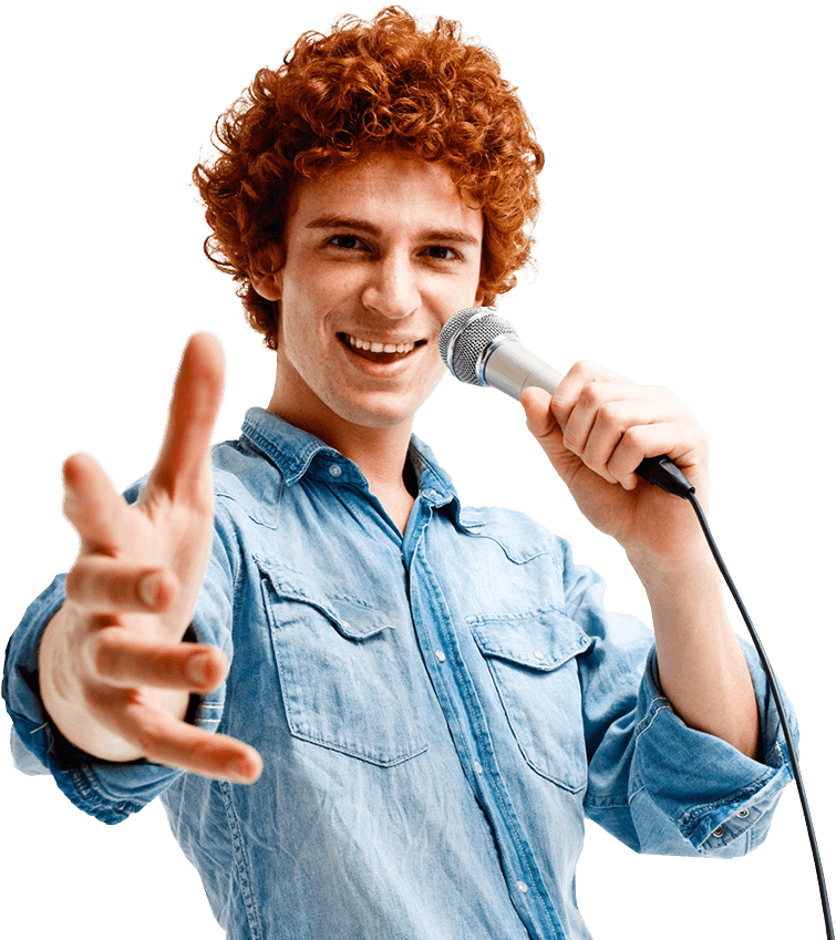 Download Karaoke Singer Png - Караоке Тонколона С Безжичен Микрофон ...