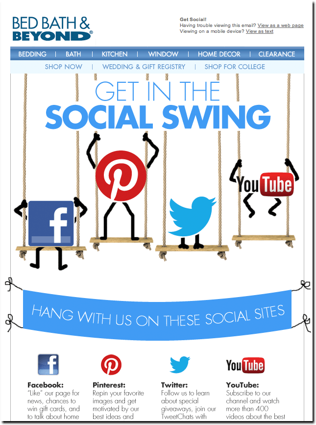 Social Media-focused Email Marketing - Social Media Email Blasts ...