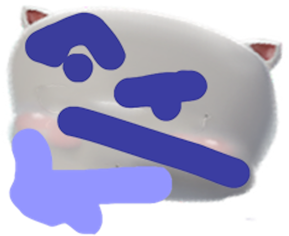 Moogle Thonk - Dank Memes Emoji Clipart - Large Size Png Image - PikPng