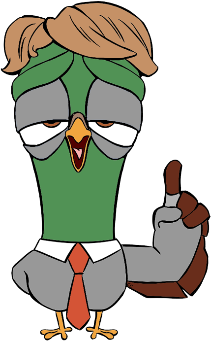 Banner Free Download Image Pigeon Toady Png Yuna S - Storks Movie Green ...