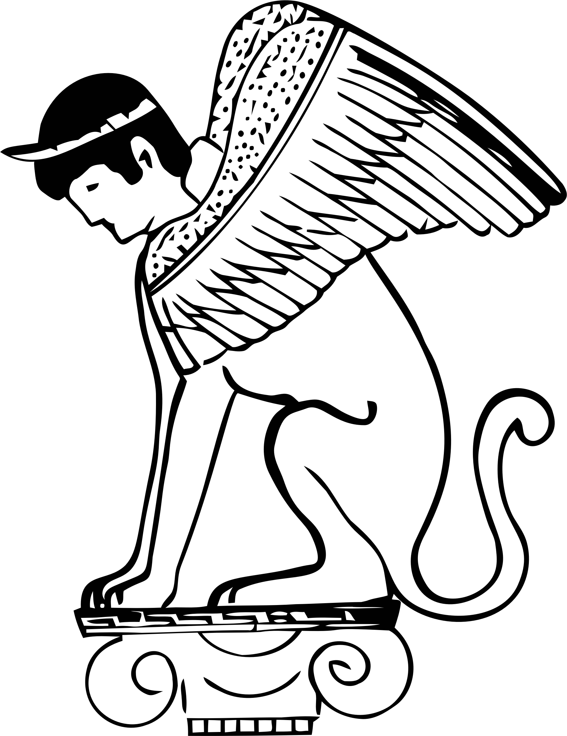 Download Big Image - Sphinx Greek Mythology Clipart - Png Download Png ...