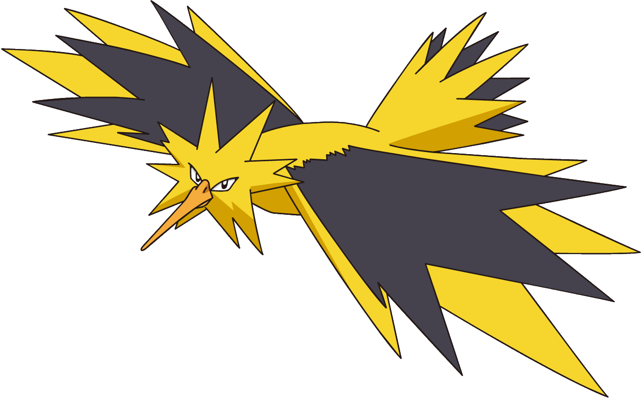 Zapdos Png Clipart - Large Size Png Image - PikPng