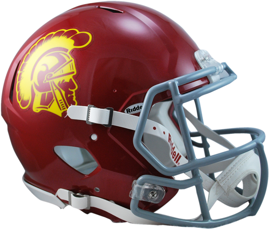Usc Revolution Speed Authentic Helmet - Usc Trojans Helmet Clipart ...