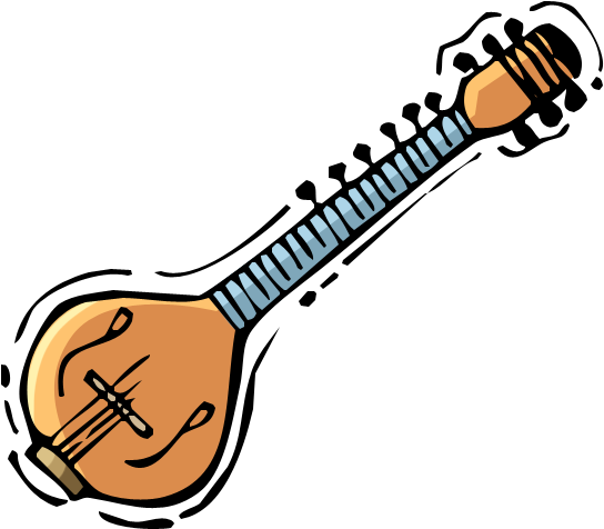 Sitar Clipart - Large Size Png Image - PikPng