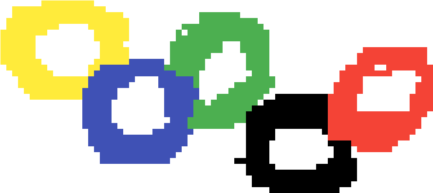 Olympic Rings - Graphic Design Clipart - Large Size Png Image - PikPng