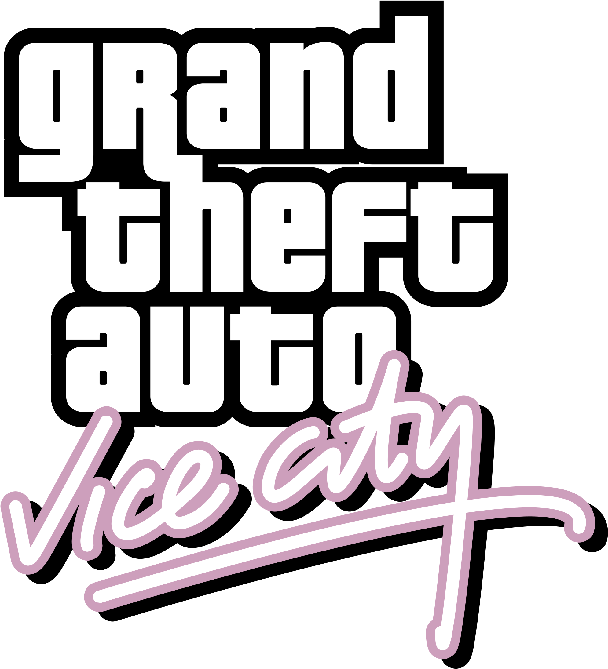 Grand Theft Auto Vice City Logo Png Transparent - Vice City Logo Vector ...