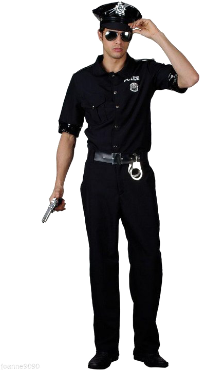 Policeman Transparent - Cop Outfit Clipart - Large Size Png Image - PikPng