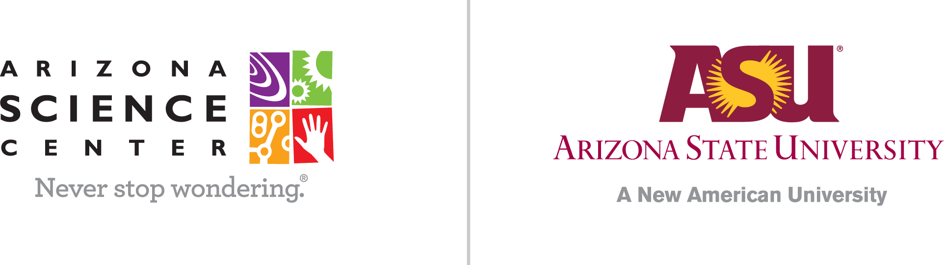 Arizona Science Center Asu Partnership Logo - Arizona State University ...