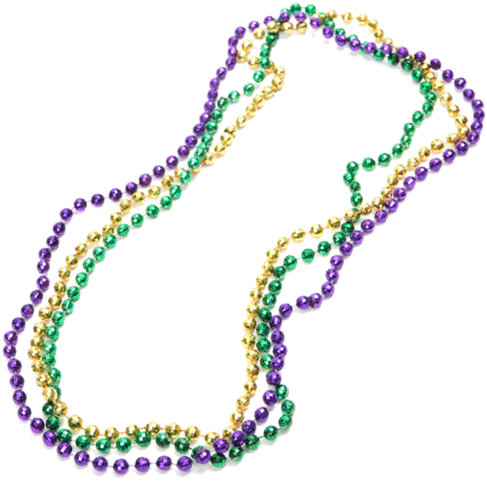 Mardi Gras Beads Png Clipart - Large Size Png Image - PikPng