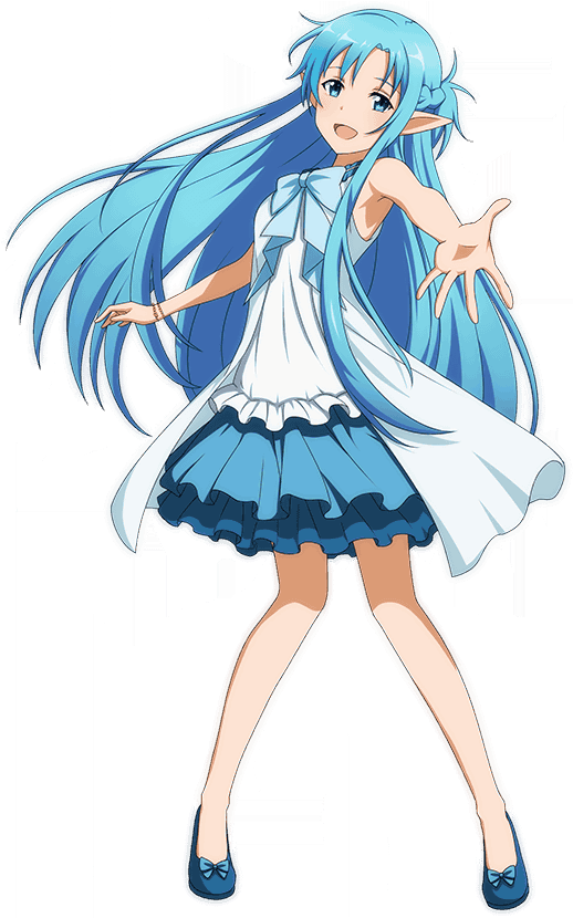 Asuna Clipart Undine - Sword Art Online Sinon Dress - Png Download ...