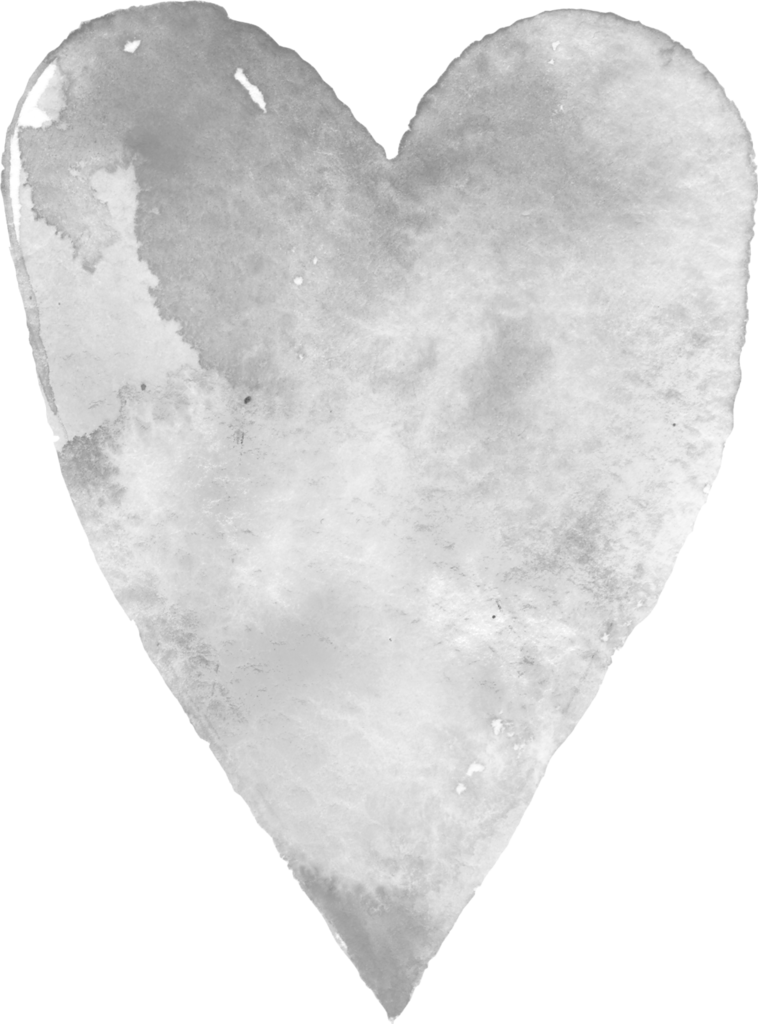 hearts ‿ ⁀♡♥♡ Watercolour, Pen And Wash, - Heart Clipart - Large Size ...