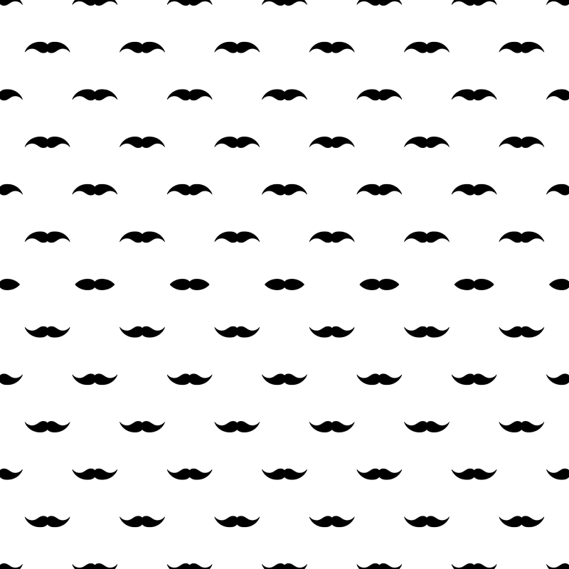 Moustache Border Transparent Clipart - Large Size Png Image - PikPng