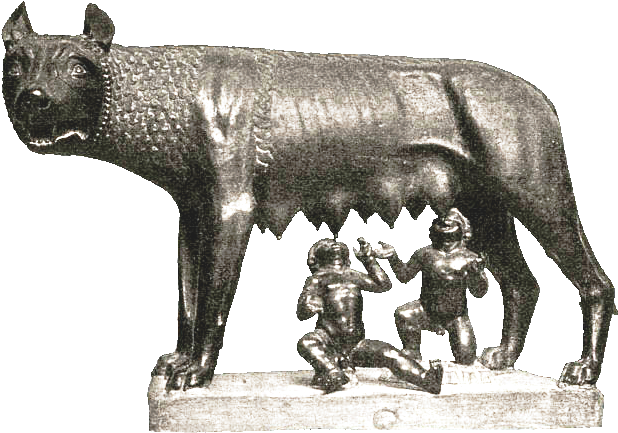 Romulus And Remus Clipart - Large Size Png Image - PikPng