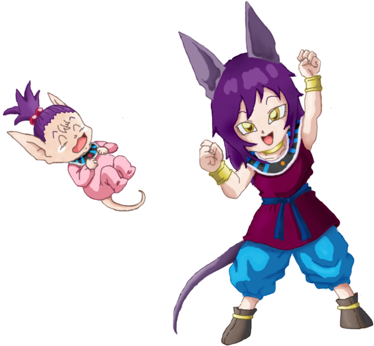 Beerus Daughters By Phanthompony01 - Beerus Daughter Clipart - Large ...
