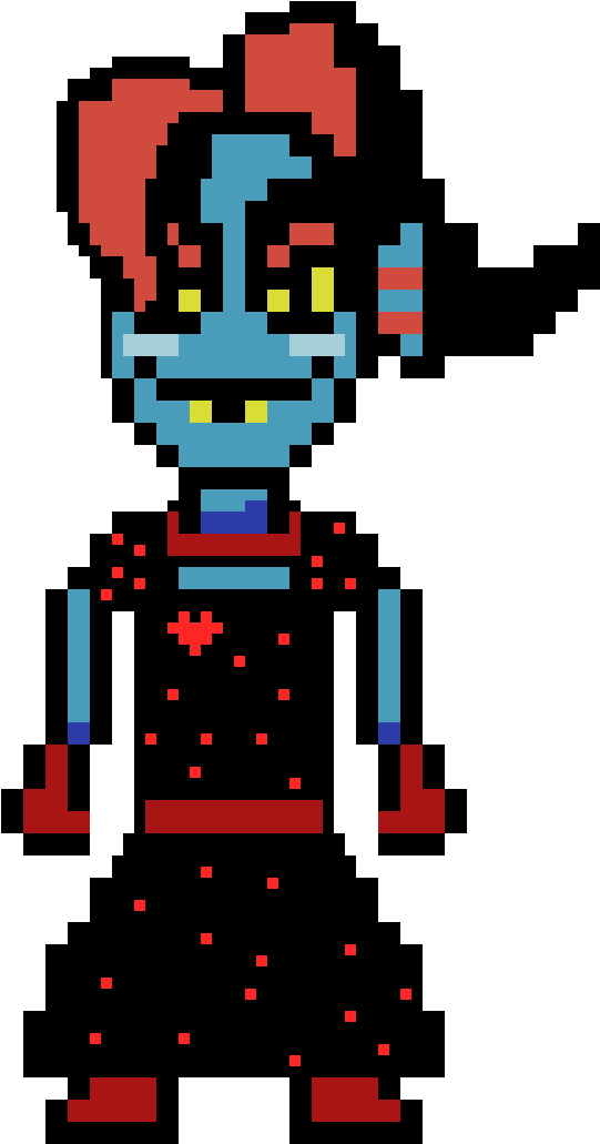 Party Undyne - Cartoon Clipart - Large Size Png Image - PikPng