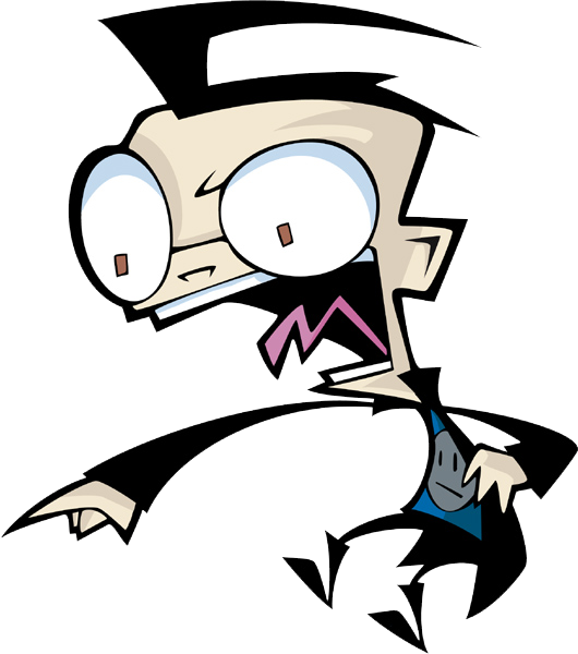 Reference Image - - Invader Zim Dib Shirt Clipart - Large Size Png ...