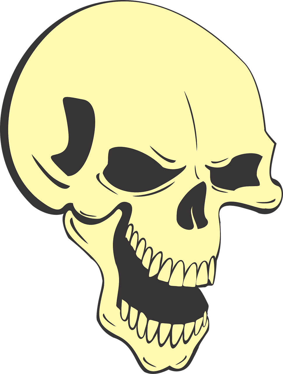 Evil Skull Bespoke - Evil Skull Transparent Png Clipart - Large Size ...