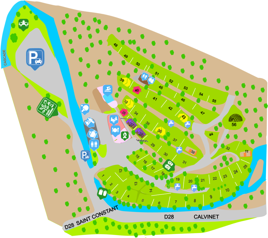 The Campsite Map - Plan Clipart - Large Size Png Image - PikPng