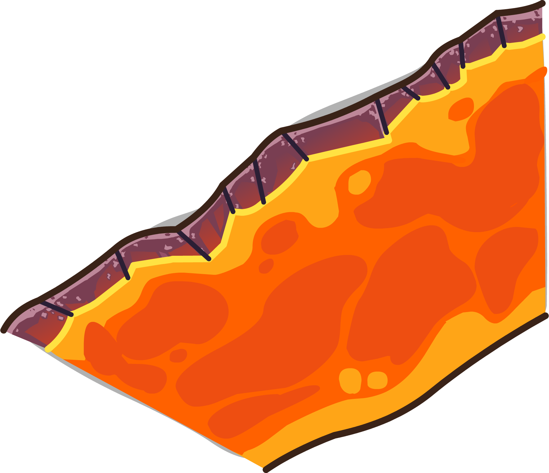 Lava Clipart Png - Lava Flow Clipart Png Transparent Png - Large Size ...