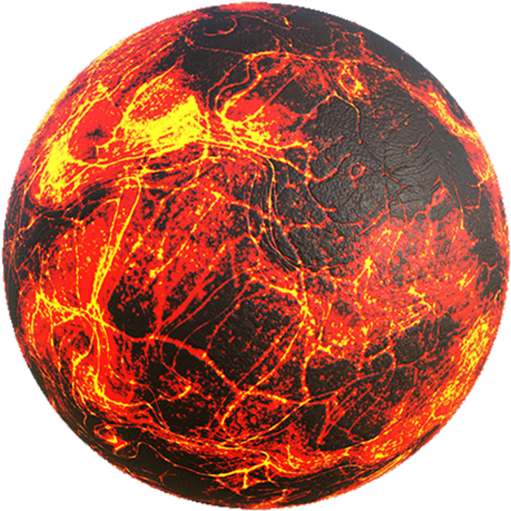 Lava - Sphere Clipart - Large Size Png Image - PikPng