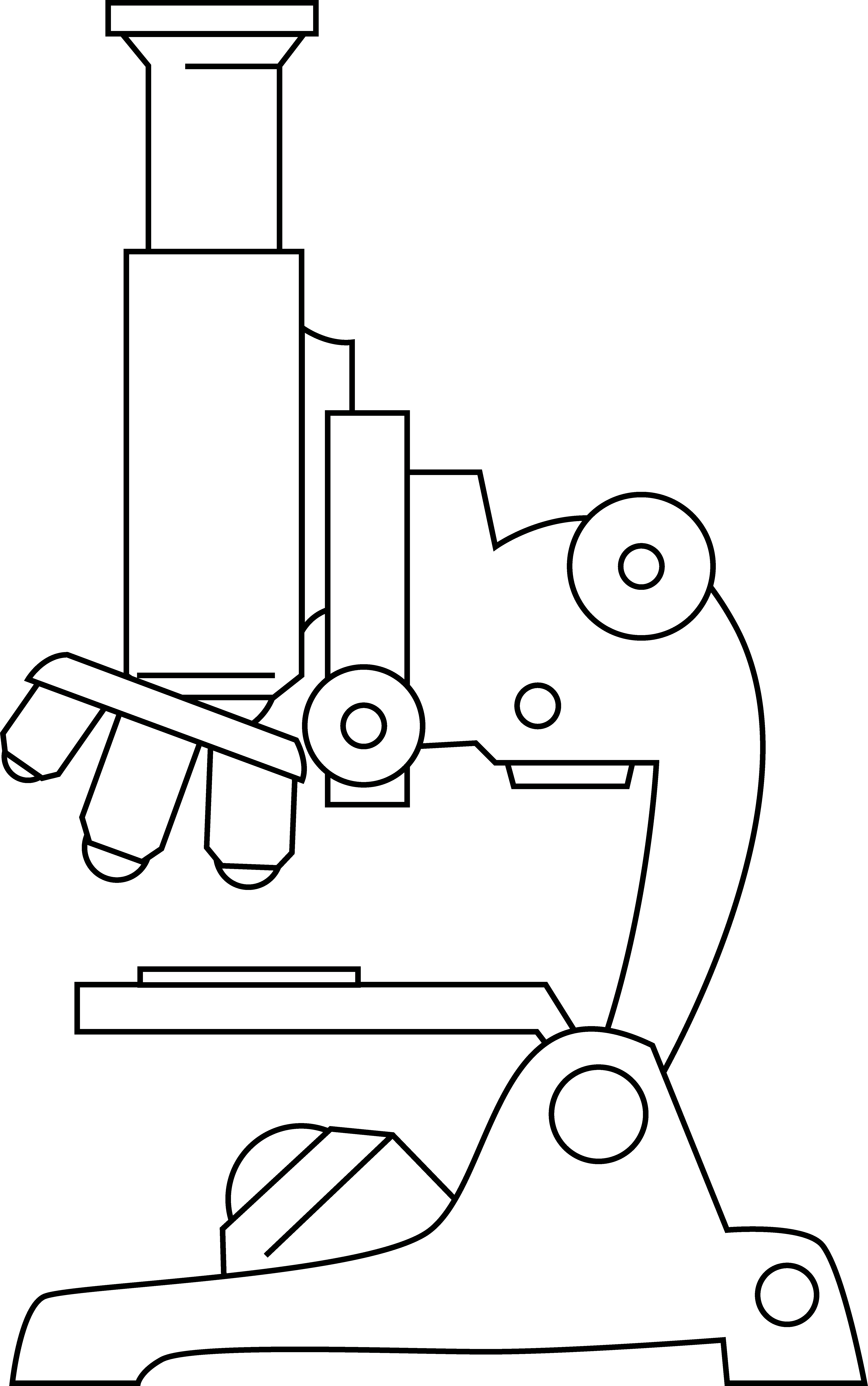 Microscope Clipart - Microscope Lineart - Png Download - Large Size Png ...