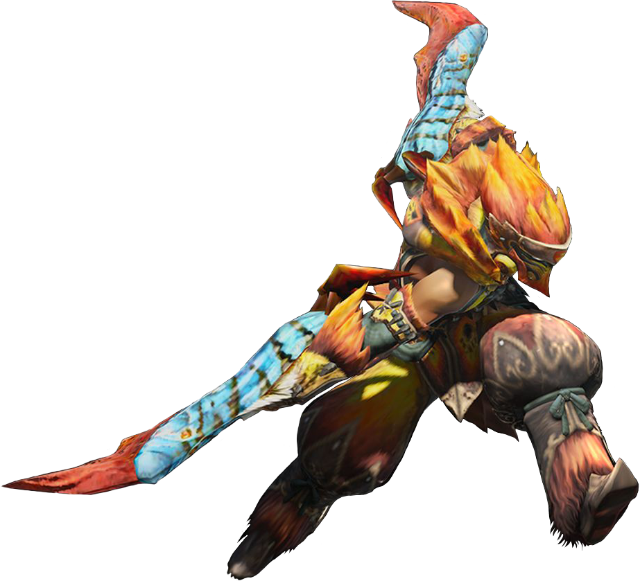 The Monster Hunter Wiki - Monster Hunter Dual Blades Stance Clipart ...
