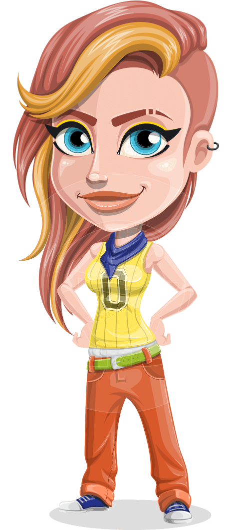 Melissa The Urban Dancer - Urban Cartoon Characters Clipart - Large ...
