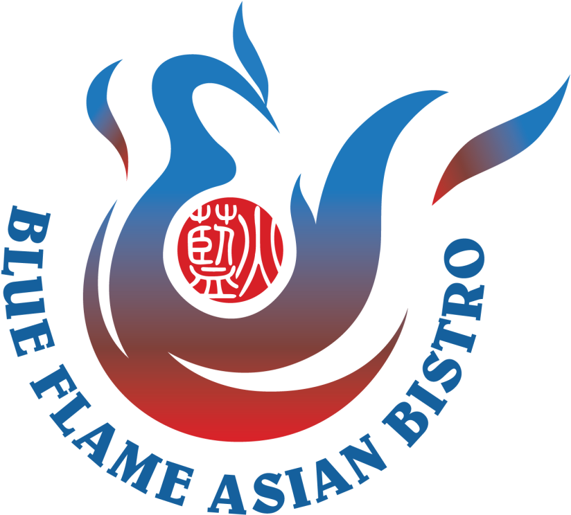 Blue Flame Asian Bistro & Bar Clipart - Large Size Png Image - PikPng