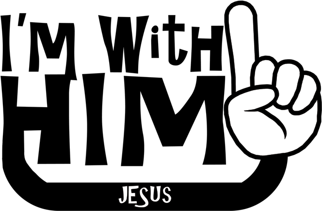 I'm With Him Clipart - Large Size Png Image - PikPng