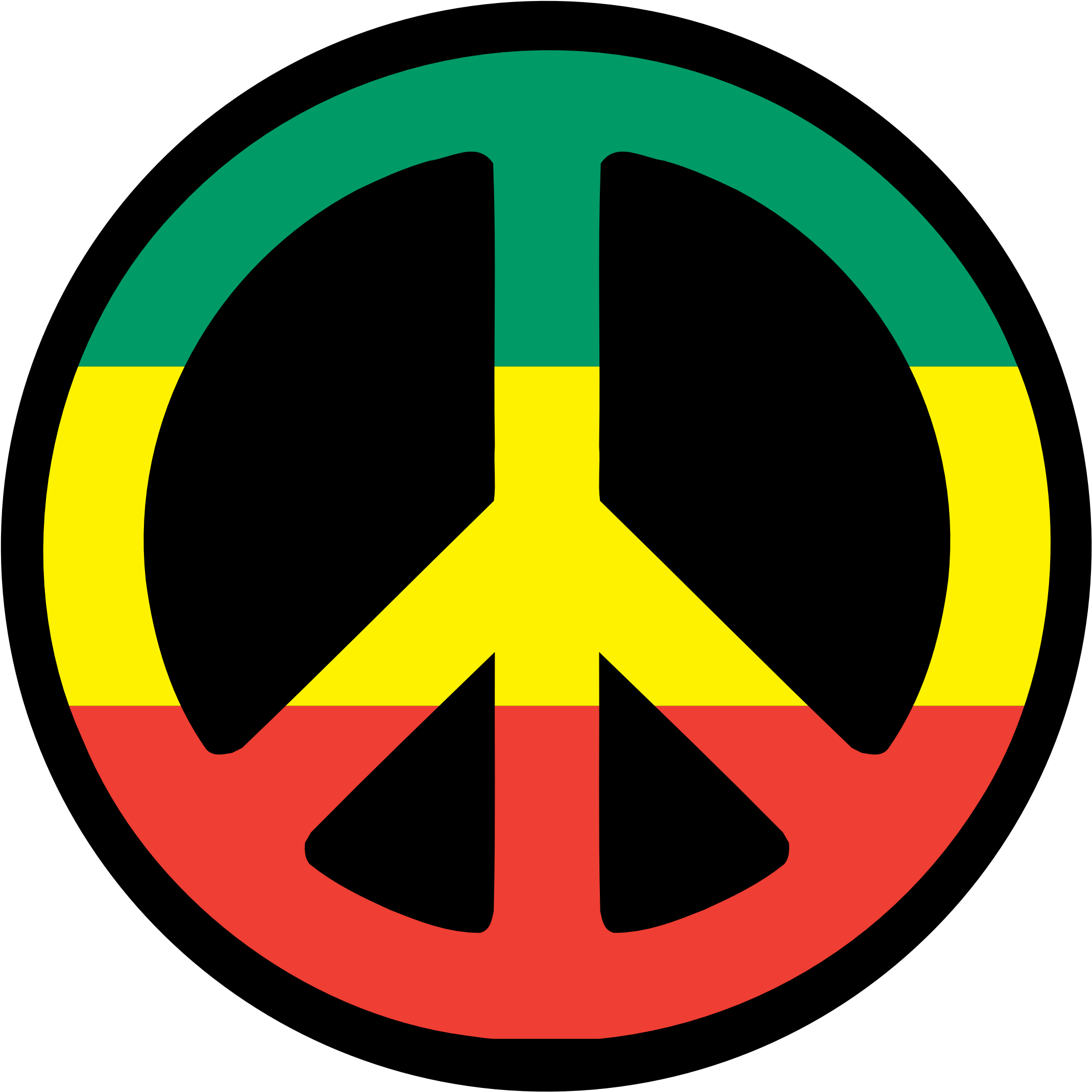 Peace Sighn Pictures - Reggae Peace Logo Clipart - Large Size Png Image ...