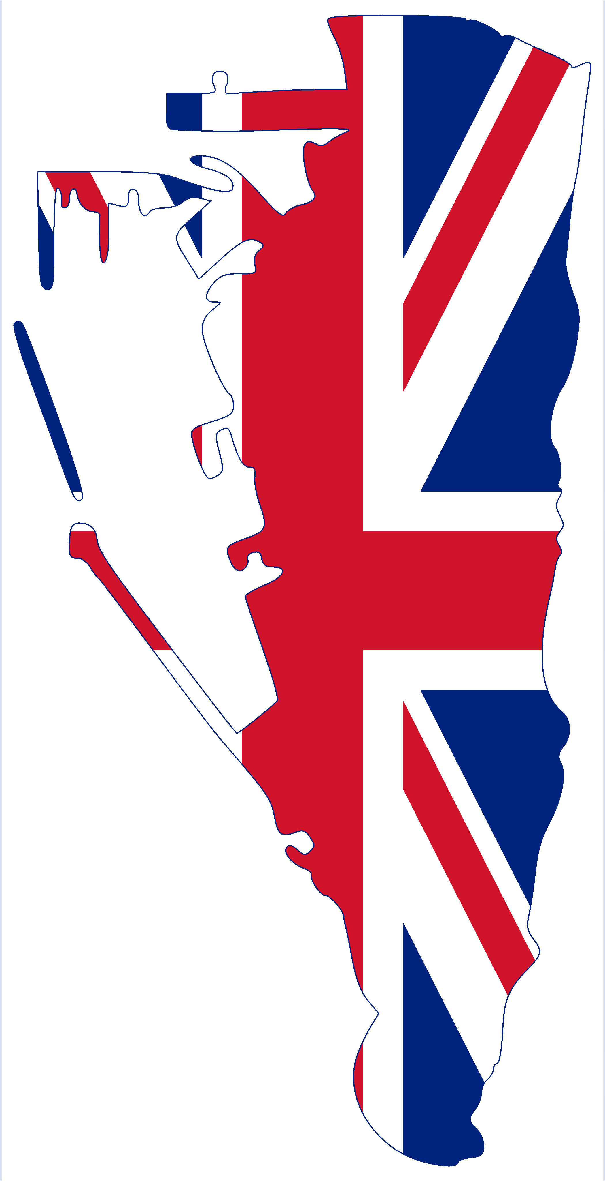 Flag Map Of Gibraltar - Gibraltar Flag Map Clipart - Large Size Png ...