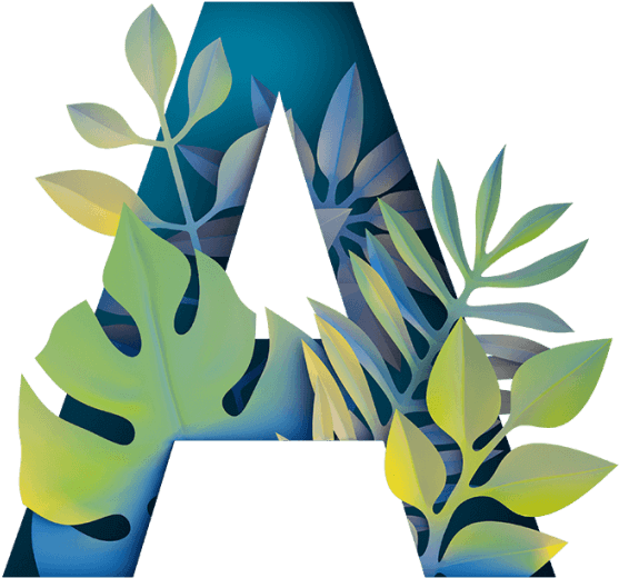 Green Eco Paper Jungle Font - Jungle Letter Clipart - Large Size Png ...