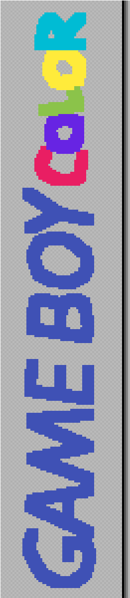 Game Boy Color Box Art Template - Klax Game Boy Color Clipart - Large ...