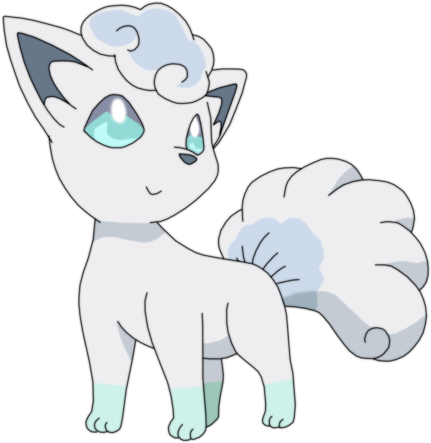 223kib, 886x901, Vulpix - Pokemon Alolan Vulpix Png Clipart - Large ...