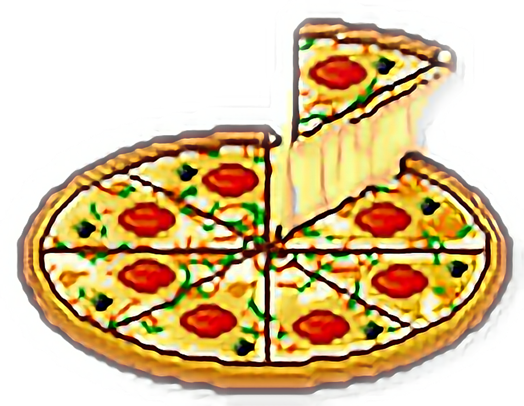 Pizza Sticker Clipart - Large Size Png Image - PikPng