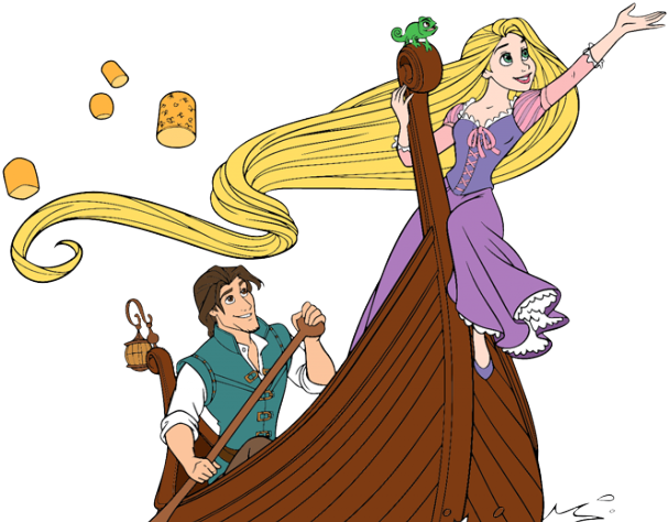 Rapunzel Clipart Flynn - Tangled - Png Download - Large Size Png Image ...