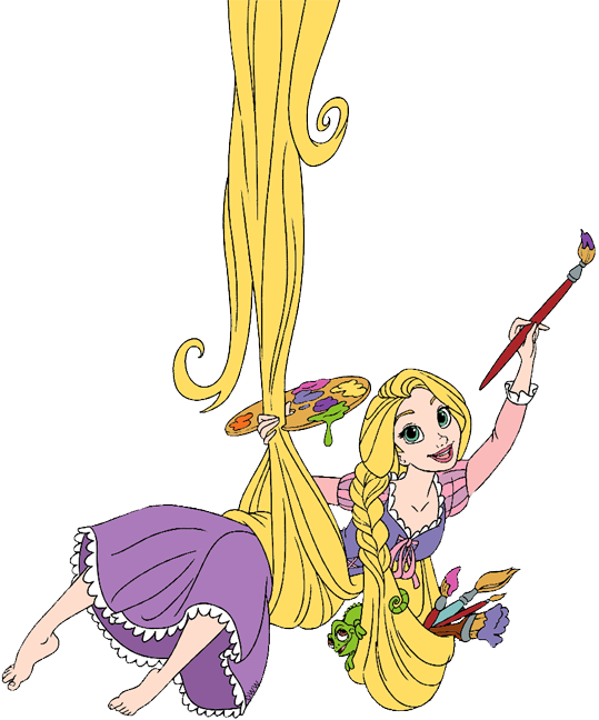 Lizard Clipart Rapunzel Tangled - Rapunzel Painting Clipart - Png ...