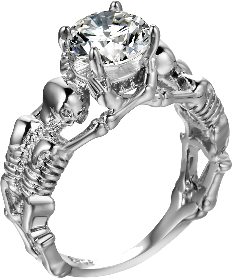Skull Rings Clipart - Large Size Png Image - PikPng