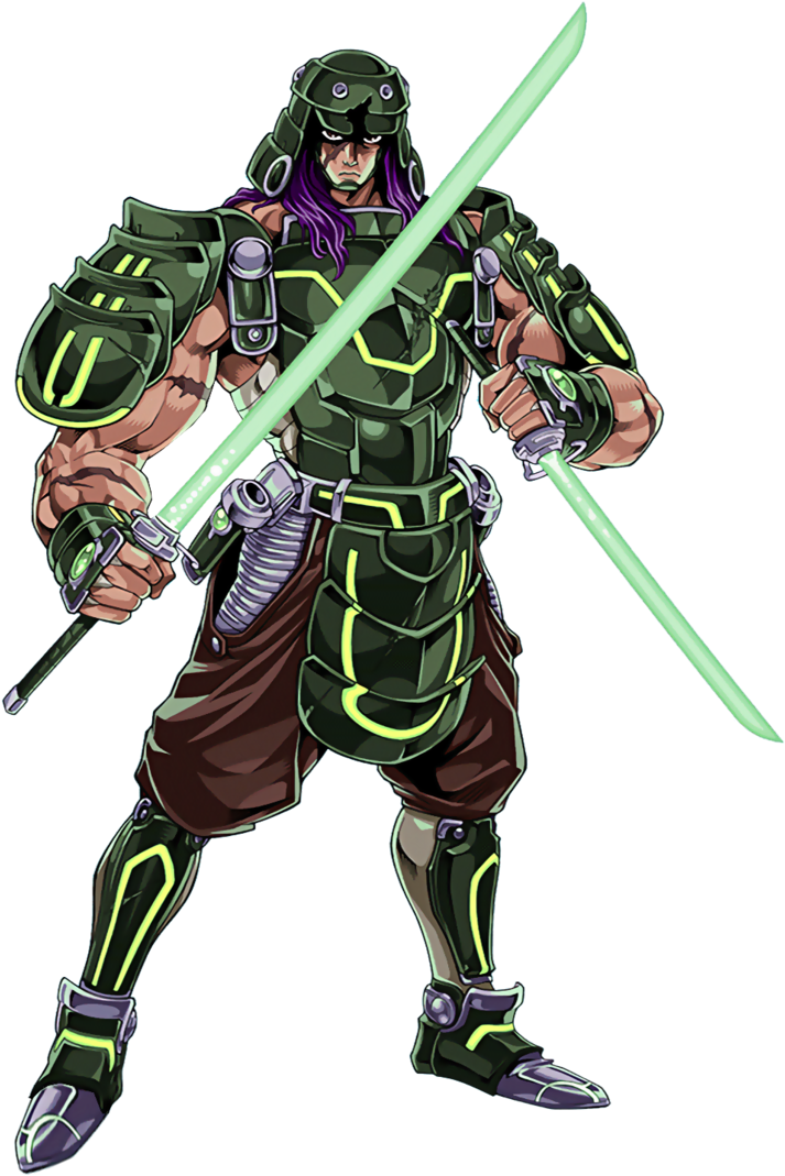 The Six Nisashi Render - Six Samurai Nisashi Yugioh Clipart - Large ...