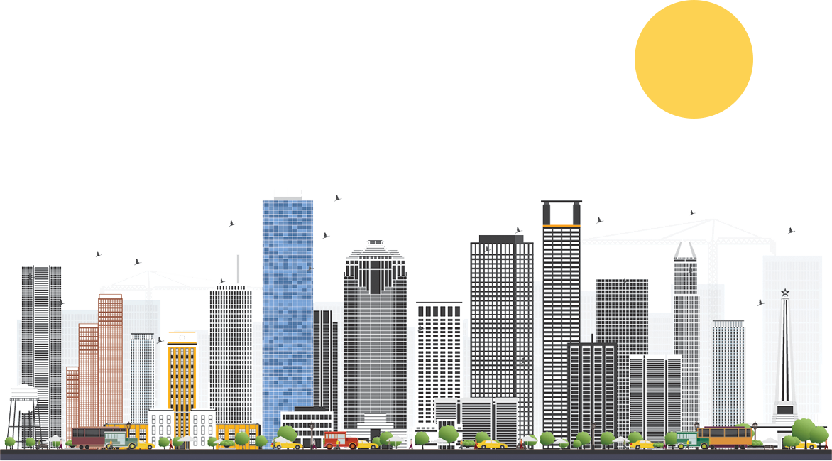 Meet Houston - Houston Skyline Vector Clipart - Large Size Png Image ...