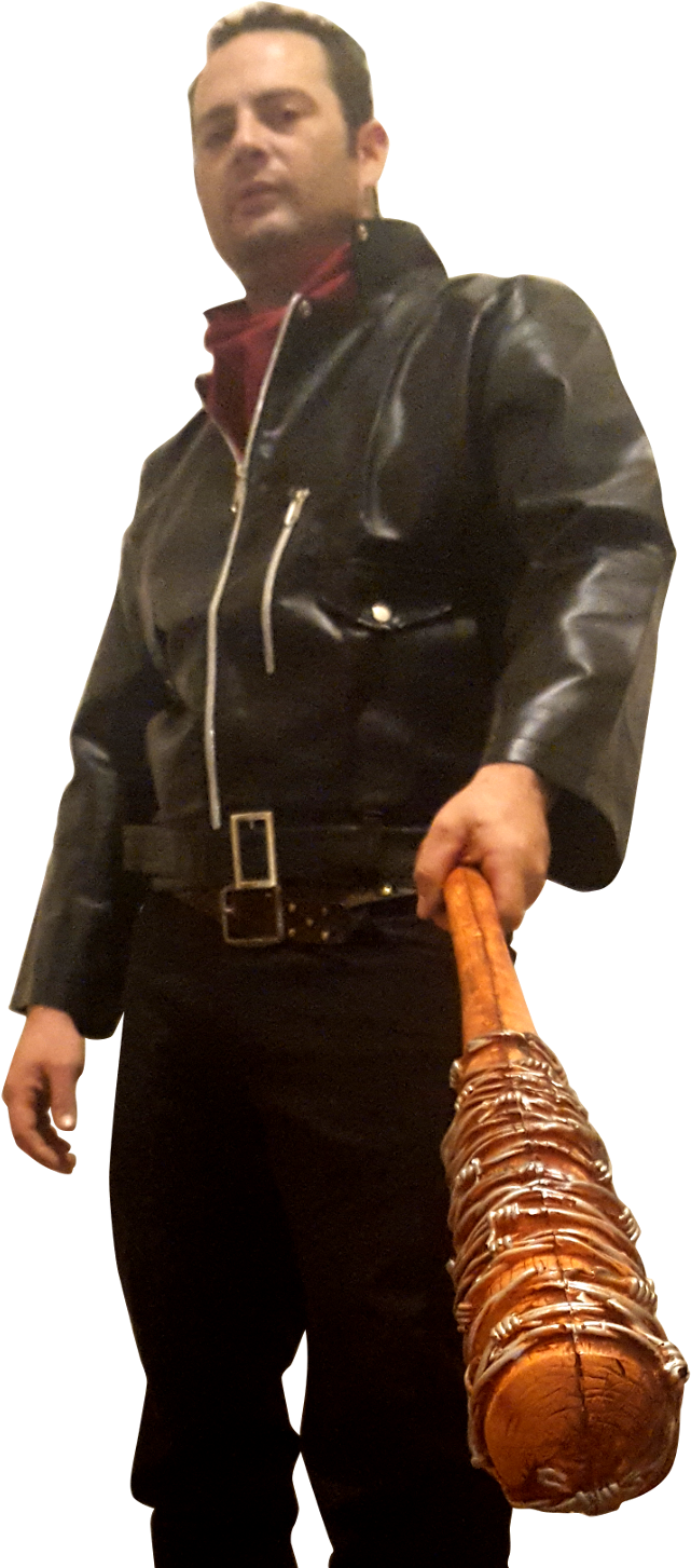Costume Negan Clipart - Large Size Png Image - PikPng
