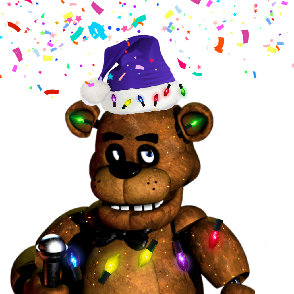 Christmas Fnaf Freddyfazbear Freddy - Fnaf Characters Clipart - Large ...