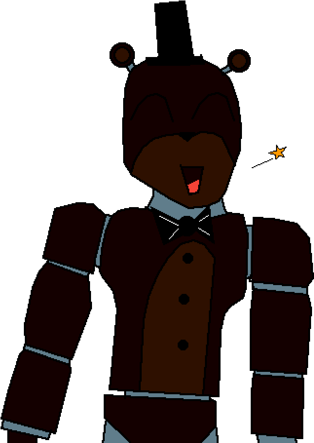 Freddy Fazbear - Cartoon Clipart - Large Size Png Image - PikPng