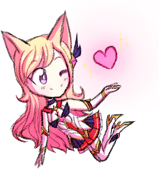 Star Guardian Ahri - Cartoon Clipart - Large Size Png Image - PikPng