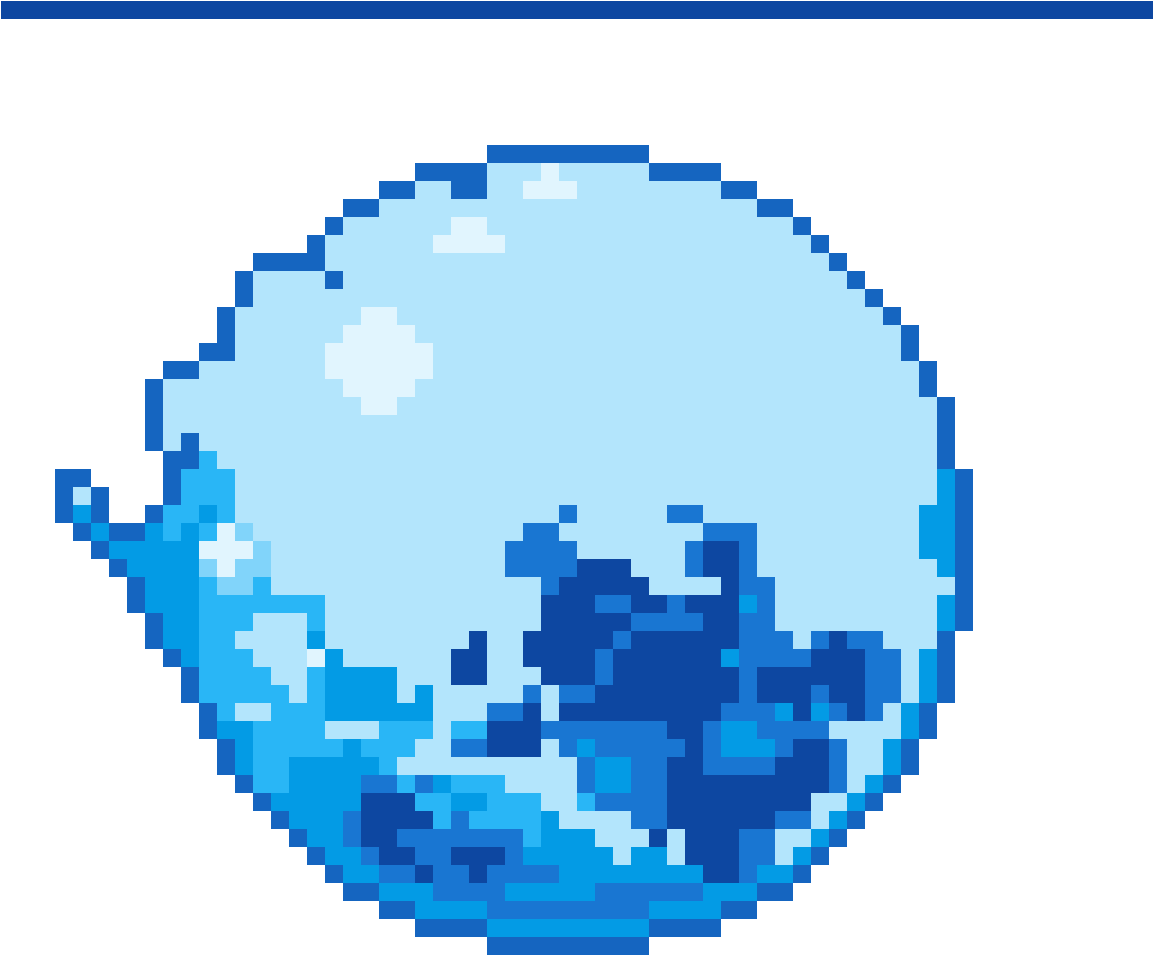 Water Ball - Flip Knife Pixel Art Clipart - Large Size Png Image - PikPng