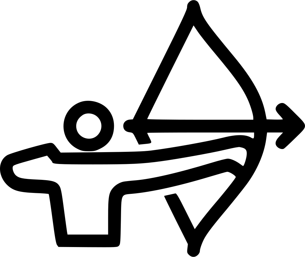 Png File Svg - Archer Icon Transparent Clipart - Large Size Png Image ...