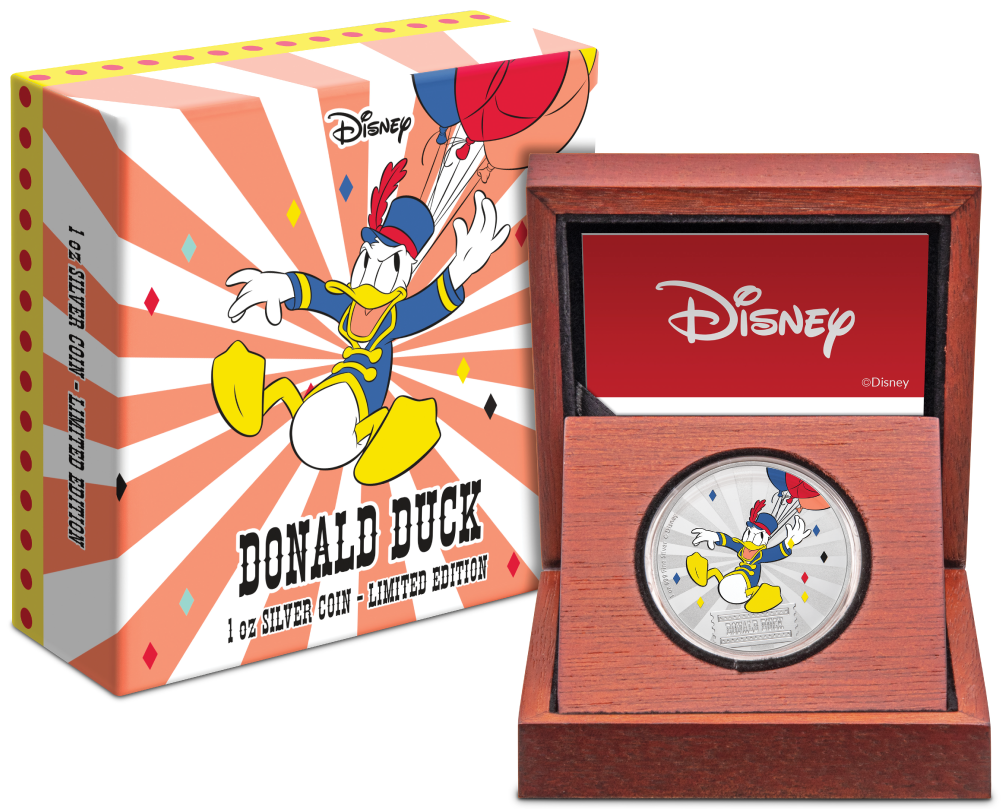 Silver Numis Disney Donald Duck Retro Carnival 2019 - Disney Store ...