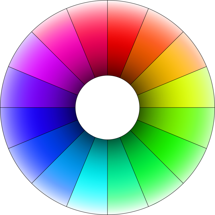 Color Wheel Hue Complementary Colors Computer Icons - Color Wheel 16 ...