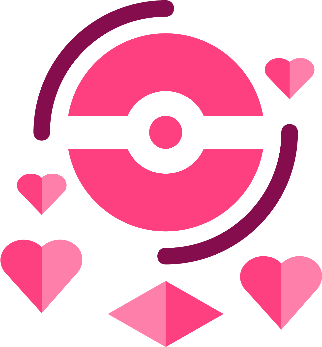 Heart Icons Rpg - Pokestop Icon Clipart - Large Size Png Image - PikPng