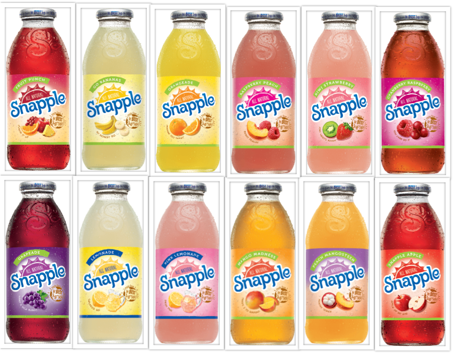 "snapple Juice Drinks Variety Pack Clipart - Large Size Png Image - PikPng